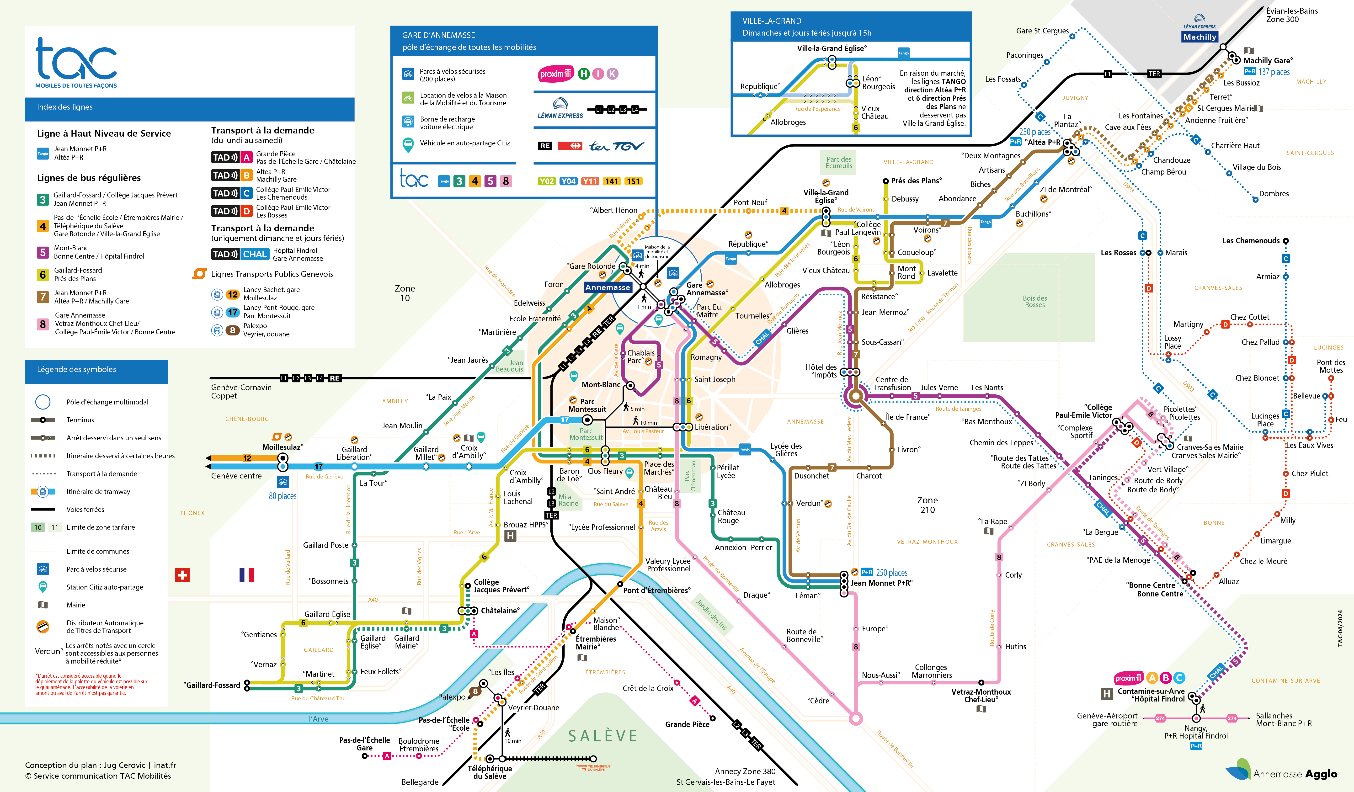 Le réseau de bus TAC | Annemasse Agglo